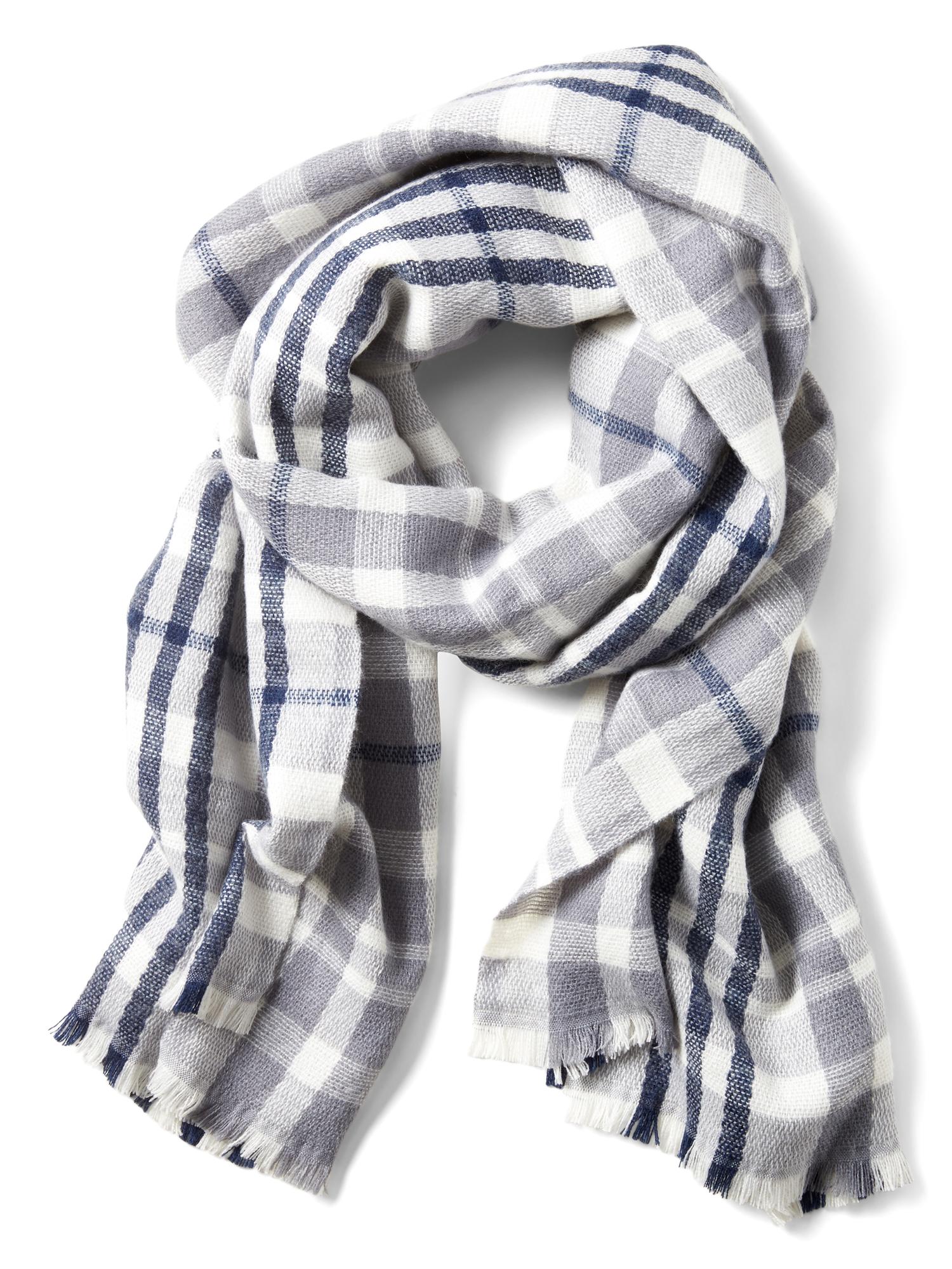 Plaid Rectangular Scarf | Banana Republic