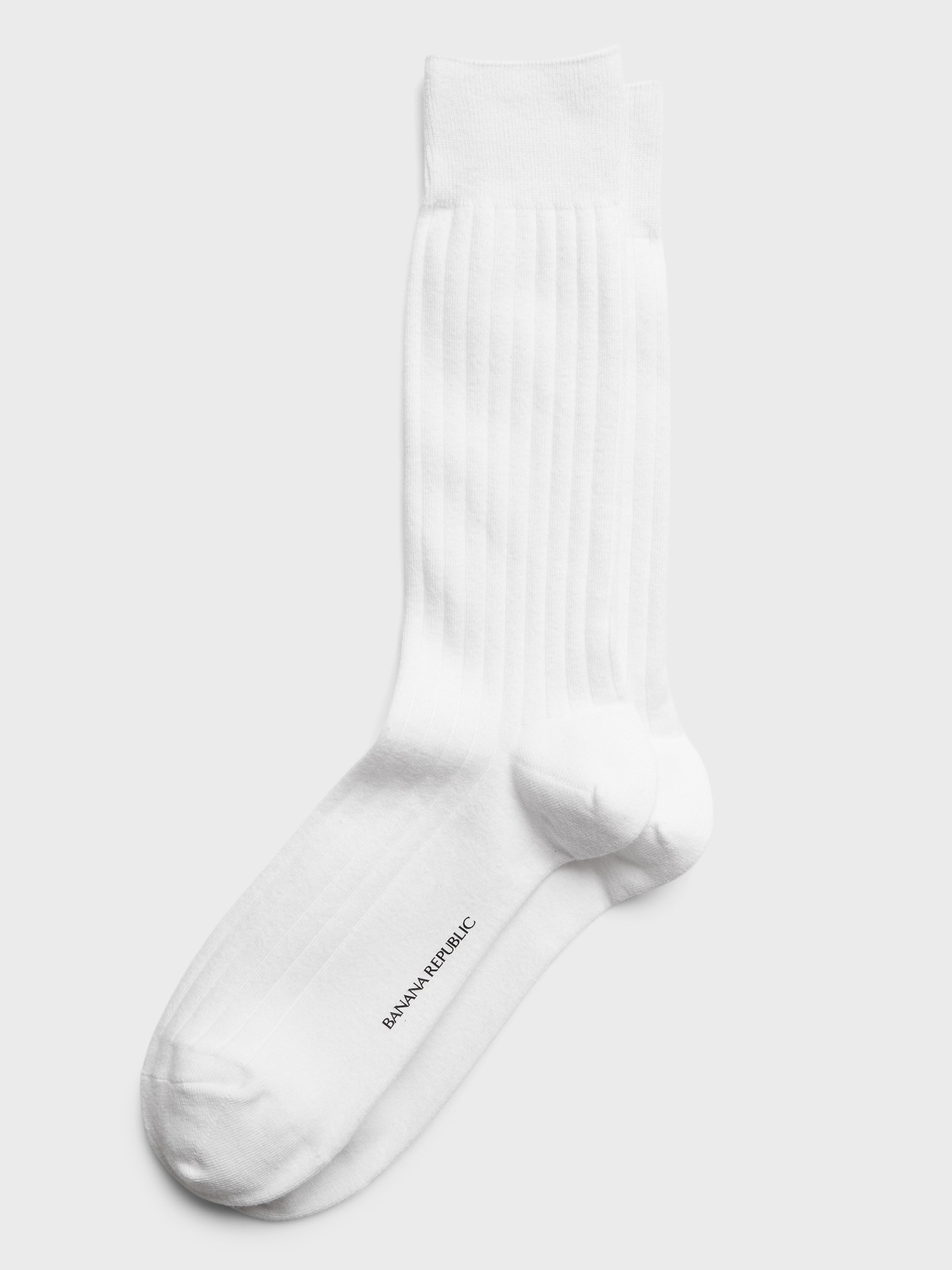 Solid Ribbed Sock | Banana Republic