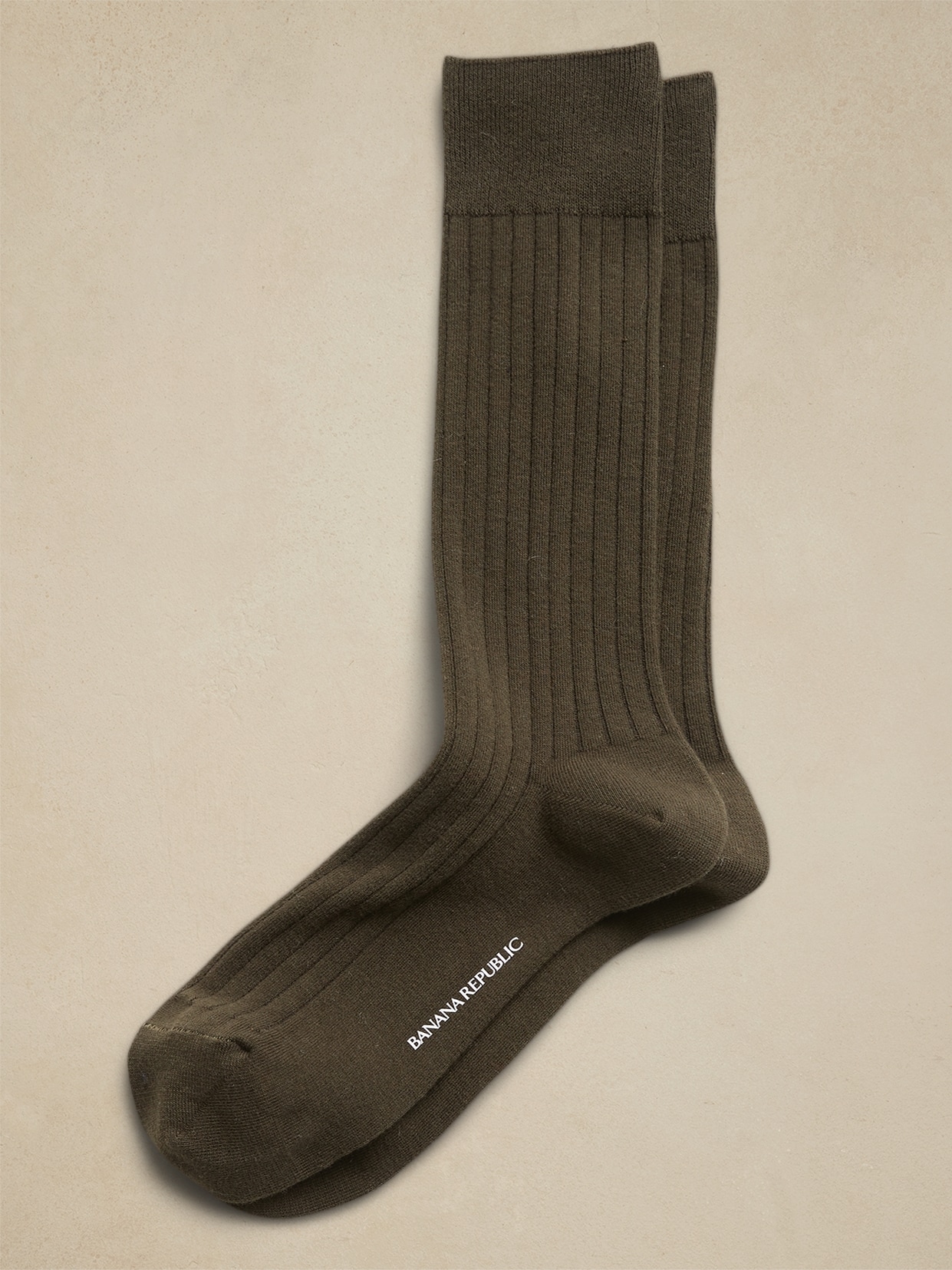 Solid Ribbed Sock | Banana Republic