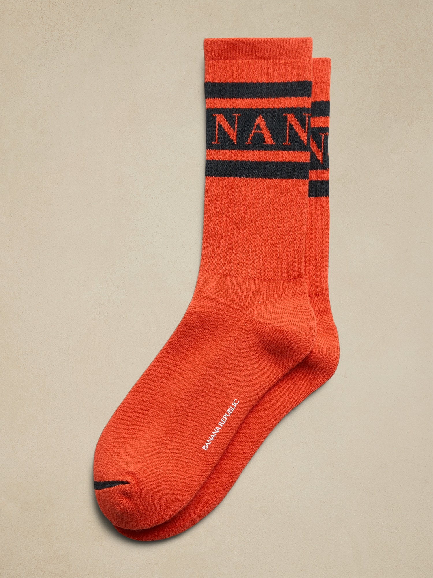 Logo Crew Sock | Banana Republic