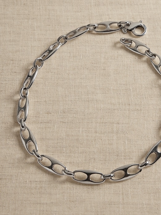 Elongated Mariner Link Chain Necklace | Aureus + Argent | Banana Republic
