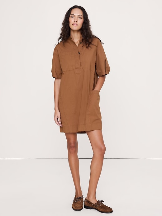 Utility Shift Mini Dress | Banana Republic
