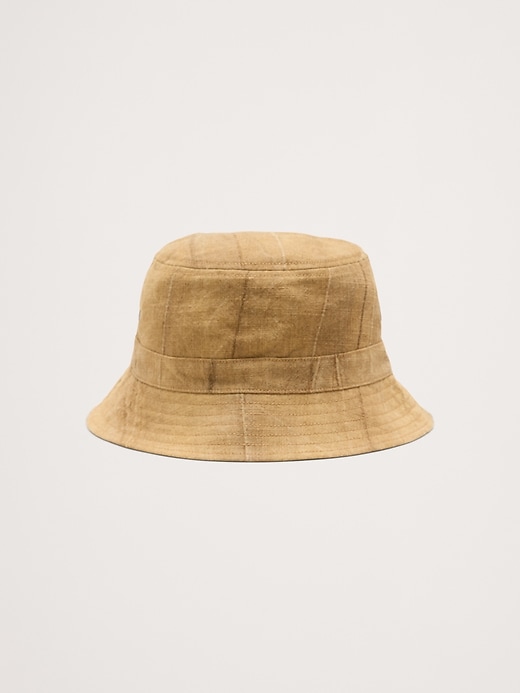 Textured Ramie-Cotton Bucket Hat | Banana Republic